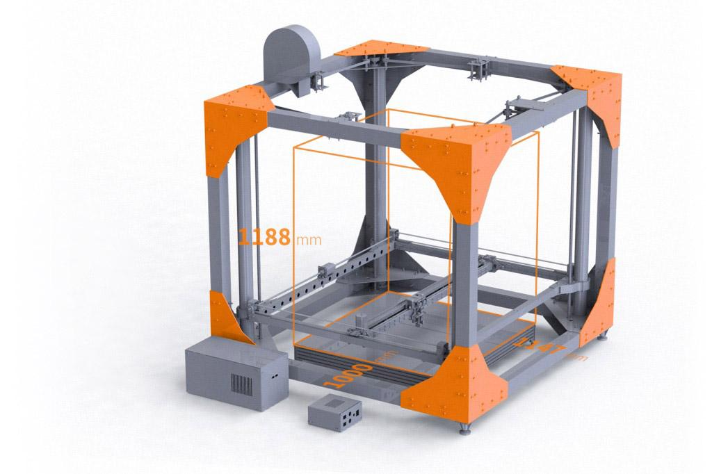BigRep ONE Unveiled Largest FDM 3D Printer Yet 3DPrint The 