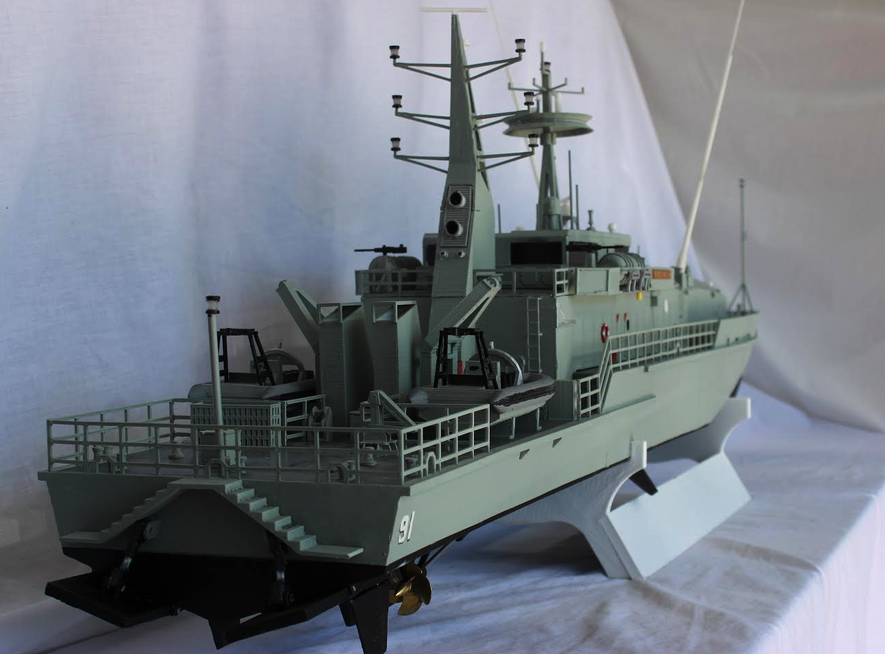 Man 3D Prints Huge 5 1 2 Foot Long RC Armidale class Patrol Boat Man 3D Prints Huge 5 1 2 Foot Long RC Armidale class Patrol Boat