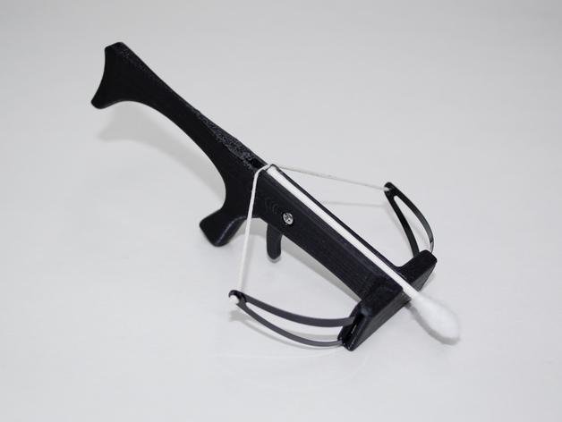 Thingiverse User Creates Q-tip Shooting 3D Printed Mini-Crossbow ...