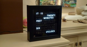 3D Printed Word Clock Tells Time Quite Differently - 3DPrint.com ...