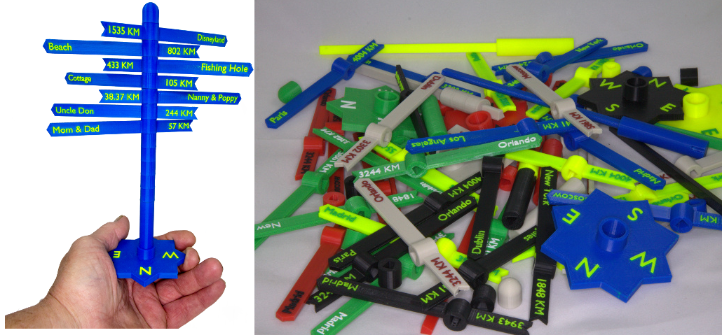 MyWay Signs: Customized 3D Printed Multi Direction Signs for All ...