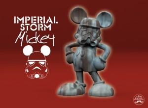 3D Printed Mash-Up: Imperial Storm Mickey & Minnie Mouse from Designer ...