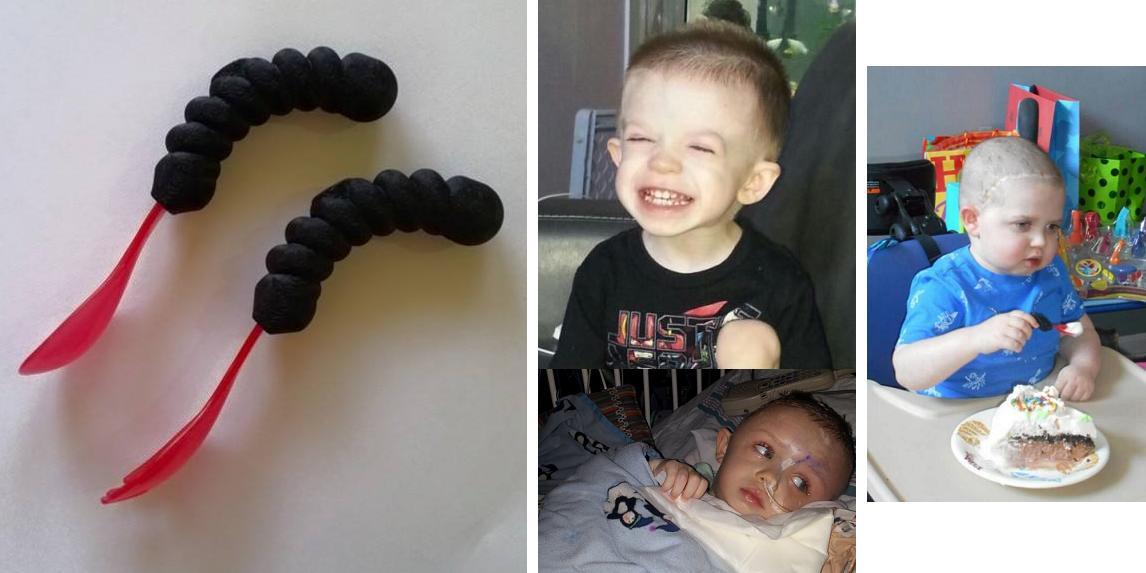 Loving Volunteers Design & 3D Print a Special Spoon for Blind 4-Year ...