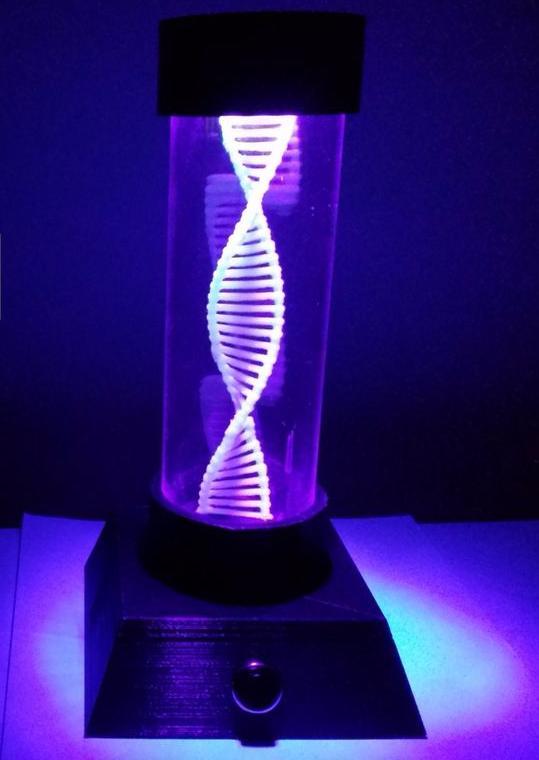 This 3D Printed "DNA Lamp" is Incredibly Mesmerizing to Stare At ...