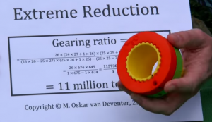3D Printed Extreme Reduction Gearing Device Offers Exponential Force of ...