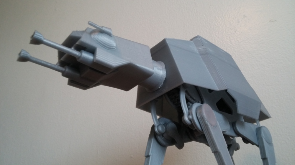 This 3D Printed Walking AT-AT is the Star Wars Toy of your Dreams ...