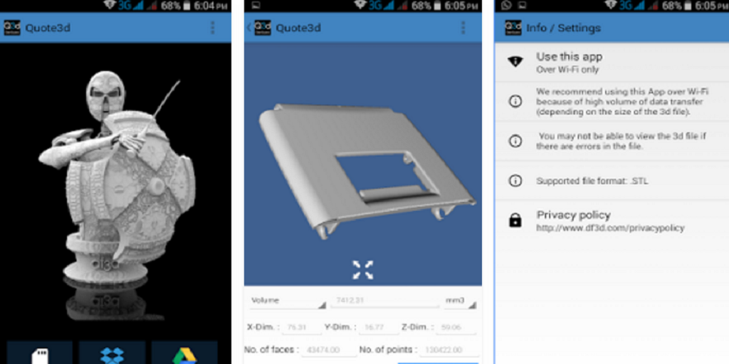 How Much Will This Cost? df3D's New Quote 3D App Calculates 3D Print ...