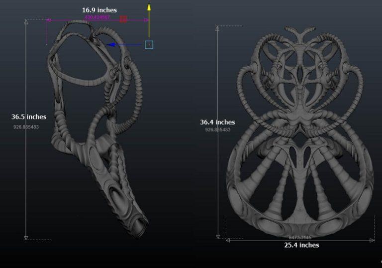 3D Printed Vortex Dress Brings the Intergalactic to Fashion - 3DPrint ...