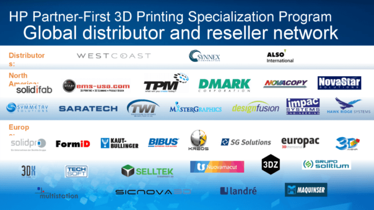 HP Scaling Its 3D Printing Business with Global Reseller Program ...