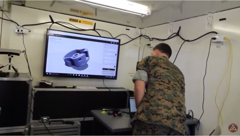 X-FAB: Marines Evaluate Portable 3D Printing Facility for Maintenance ...