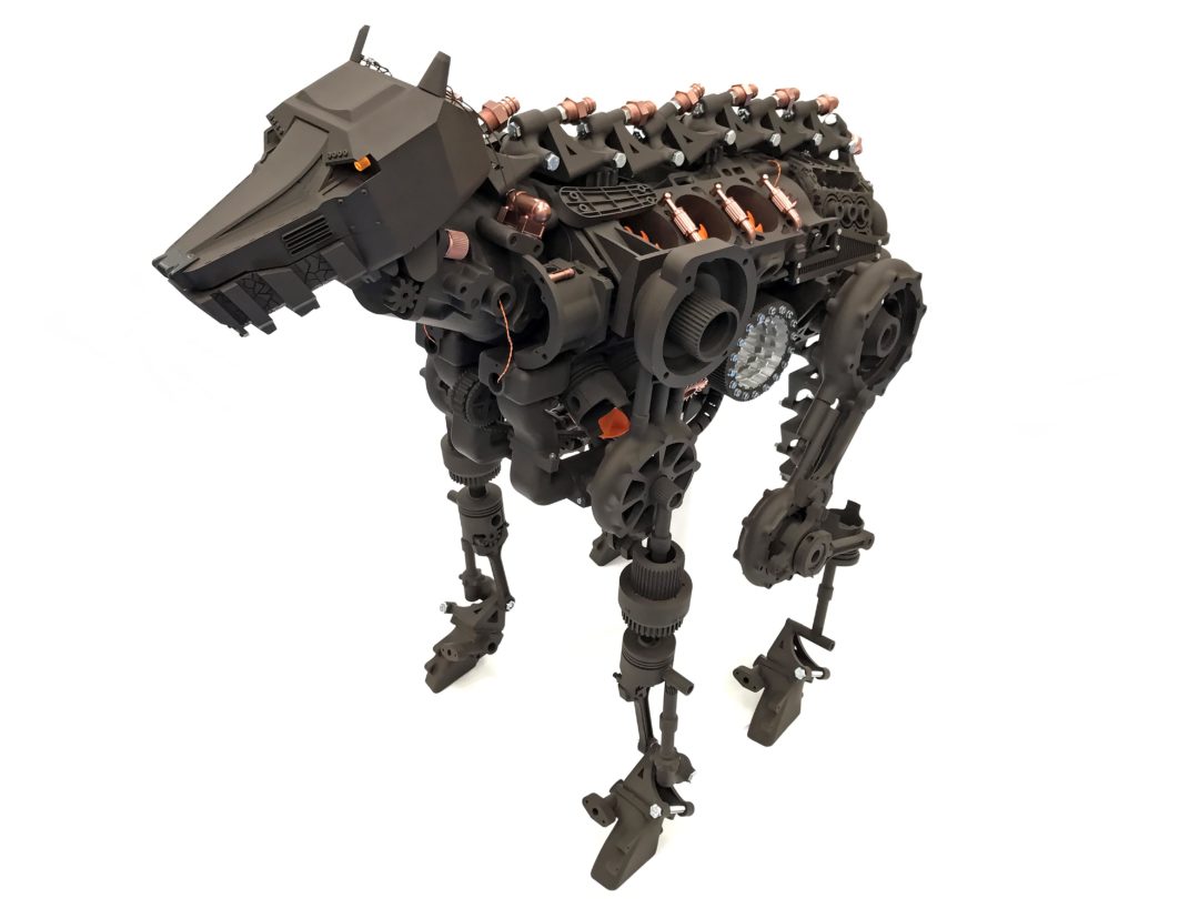 EnvisionTEC's 3D Printed Mechanical Dog is a Multi-Printer, Multi ...