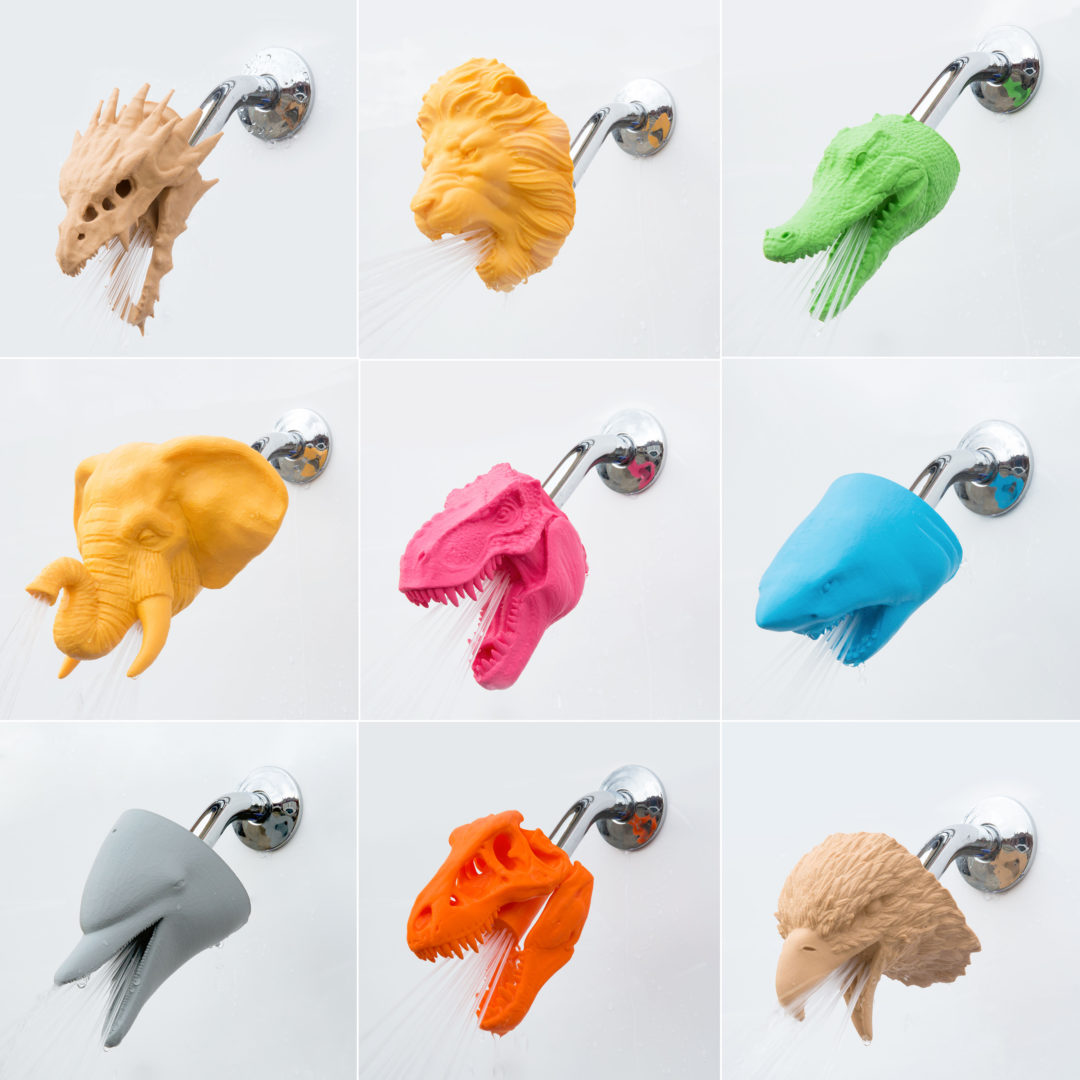 Liven Up Your Shower with 3D Printed Zooheads - 3DPrint.com | Additive ...