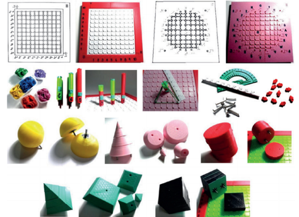 3D Printed Plastic Geoboards Teach Visually Impaired Students about ...