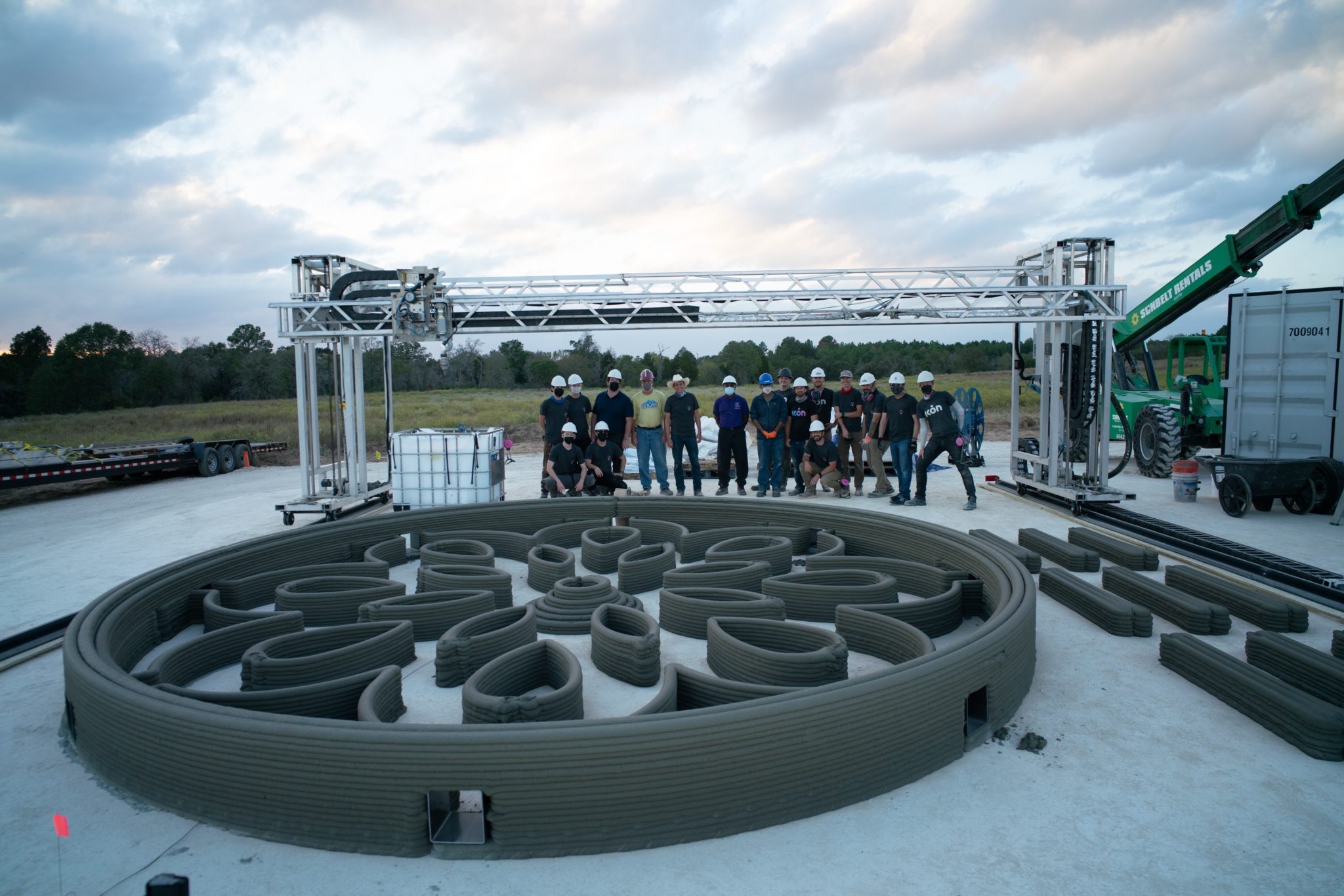 ICON Builds Student-Designed 3D Printed Rocket PAD for Moon Missions ...