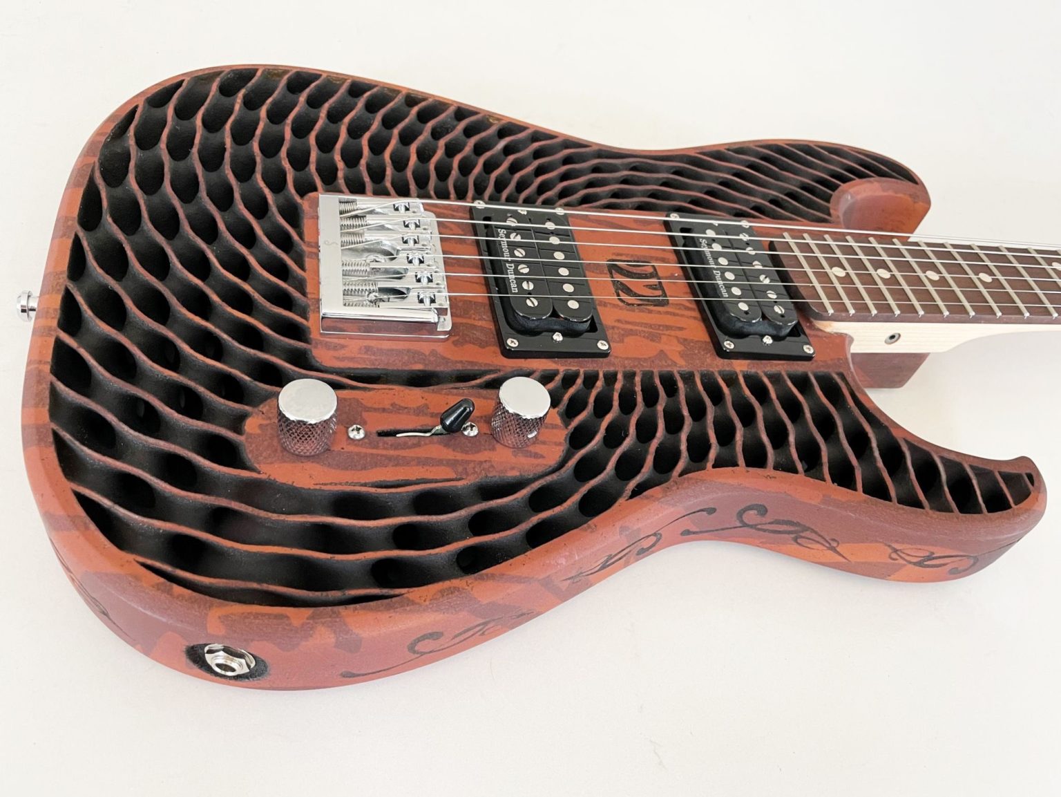 3D Printed Wood Guitar Made with Desktop Metal’s Forust Process ...