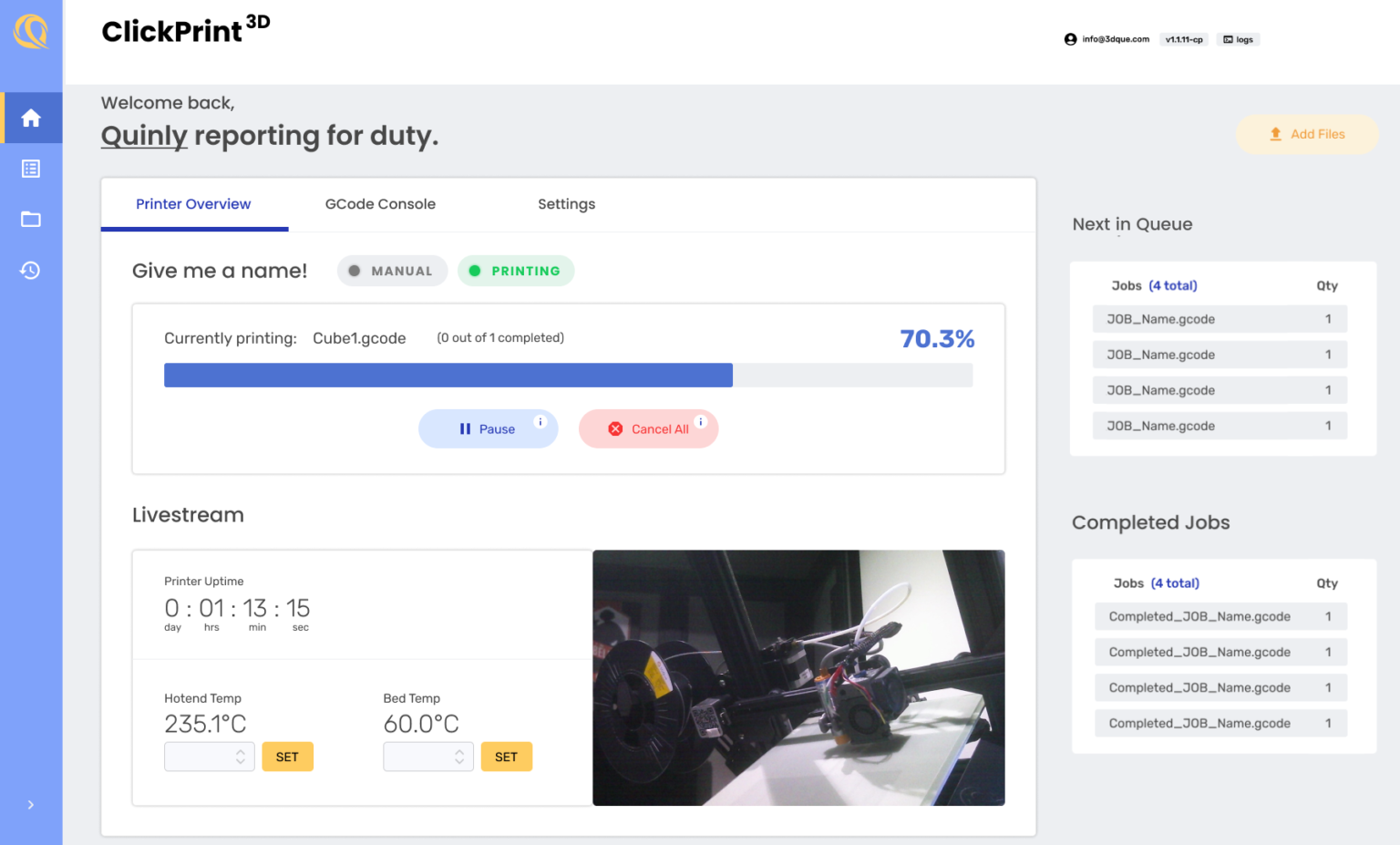 AutoFarm: A Single Tool for Managing an Entire 3D Printing Farm ...